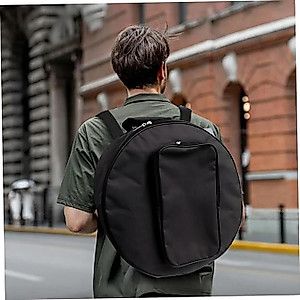 XGOPTS Portable Drum Case Drum Bag Drum Carrying Backpack with Shoulder Strap and Carry Handles, Waterproof Dustproof Drum Storage and Transport Bag with Outer Pocket