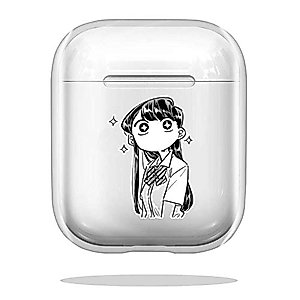 Case Cover Komi-san Wa Komyushou Desu Compatible with Airpod Pro Airpods Waterproof Charm Accessories Shock