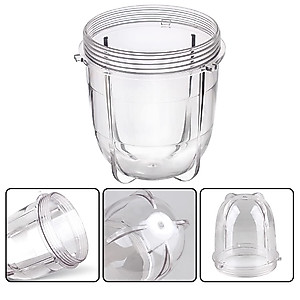 Joyparts Replacement Parts Cups Accessory Compatible with Original Magic Bullet 250W MB1001 Blender (2 12oz cups)