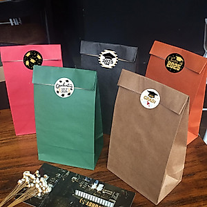 Graduation Stickers Class of 2025 500Pcs Perforated Roll Sticker Congrats Graduation Labels Grad Party Supply 1.5 Inch