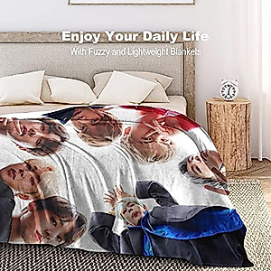 Super Soft Blanket Throw Bedding Flannel Fleece Blankets Fuzz Comfortable for Bed Sofa Kids and Adults 50"x40"