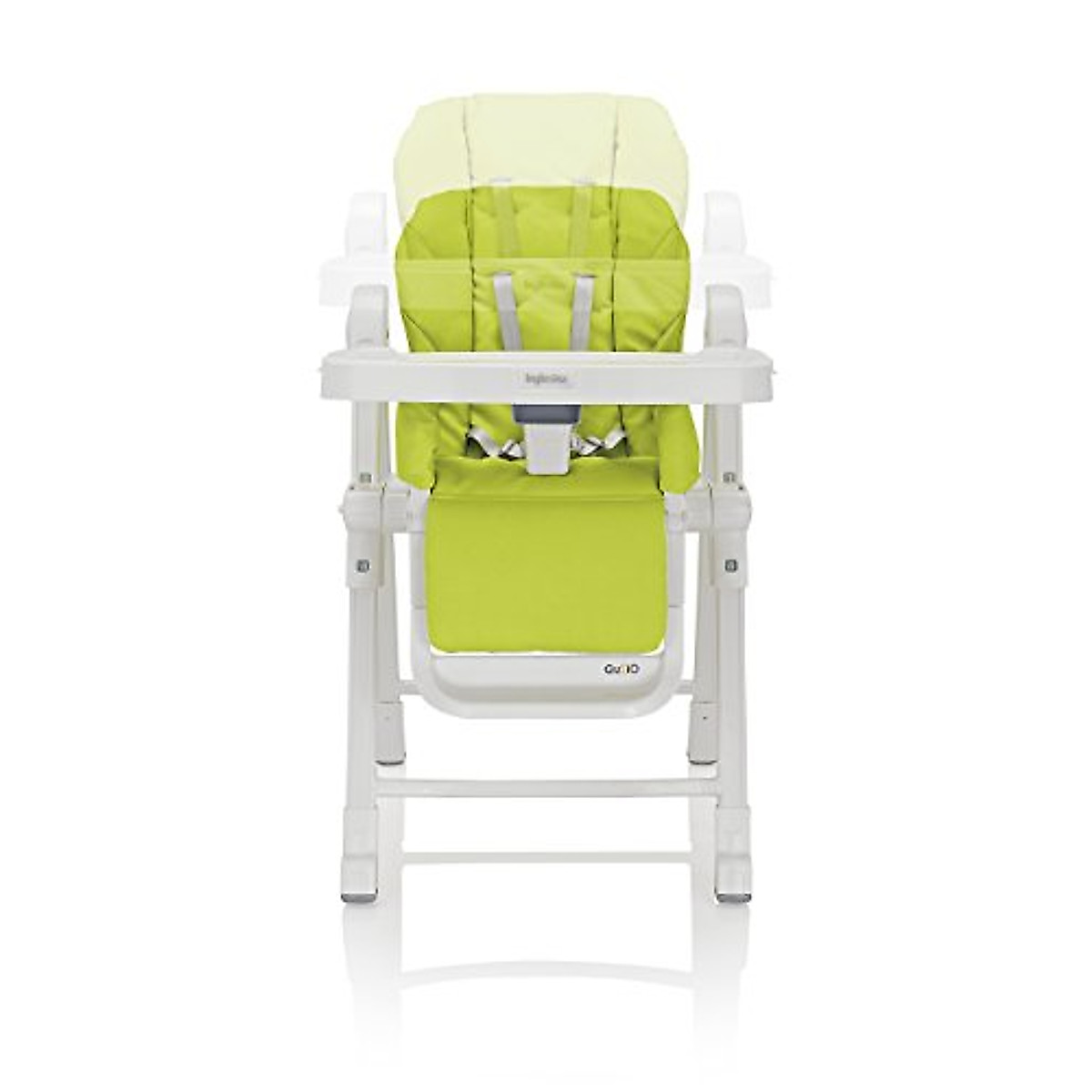 Inglesina Gusto Folding Convertible High Chair For Baby & Toddler Chair With Removable Tray, Cream
