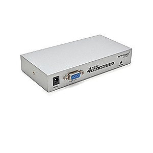 IMAGE® 1 PC to 4 Monitors Splitter Box VGA/SVGA LCD CRT 4 Port Video