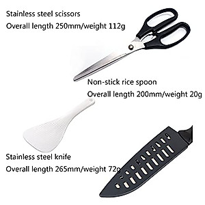 CYXI Portable Camping Kitchen Utensil Set-8 Piece Cookware Kit, BBQ Tools Set,Grill Accessories,for Travel, Picnics, RVs, Camping, BBQs, Parties (Color : A)