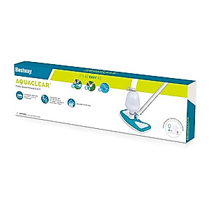 Bestway 58234 Above Ground Pool Cleaning & Maintenance Accessories Set Kit for Filter Pumps with a 530 GPH Flow Rate - Blue