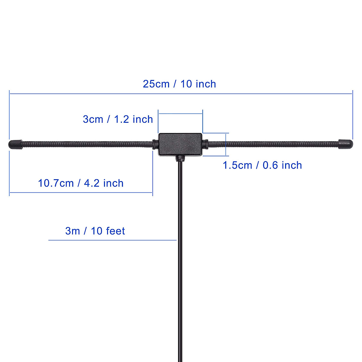 Bingfu 4G LTE SMA Male Antenna 4G LTE Cellular Adhesive Mount Dipole Antenna Compatible with 4G LTE Wireless Router Cellular Trail Camera Game Camera Outdoor Security Camera