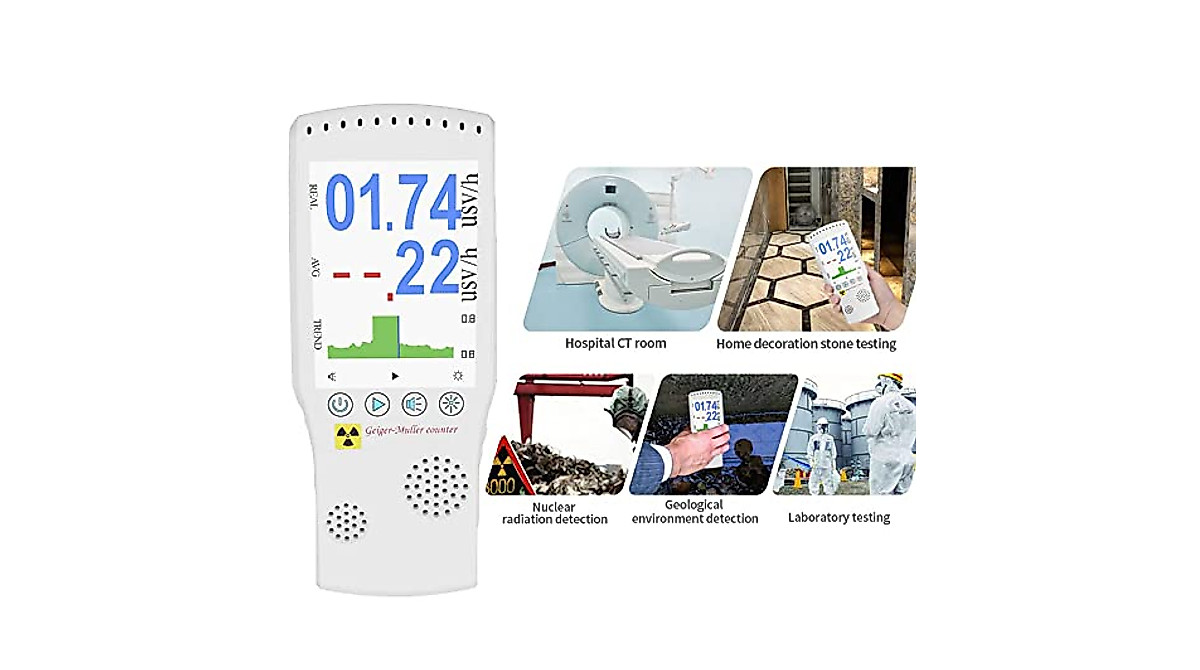 Precise Digital Radiation Detector - EMF & Nuclear Alarm