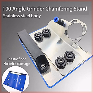 Generic Ultimate Tile Cutting Solution - Angle Grinder Tool with Stand for 45 Degree Chamfering，Angle Grinder Tile Chamfer Stand for 100-Type Angle Grinders.