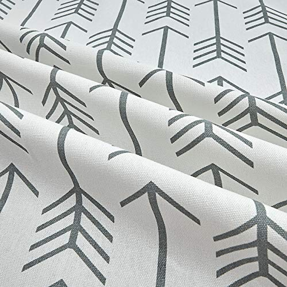 Premier Prints Arrow White/Cool Grey, Fabric by the Yard