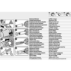 Weldy 1550W Ceramic Heating Element for Leister Series Hot Air Plastic Welder Gun, 120V Professional Quality Hot Air Tools, Not Easily Broken 123.895