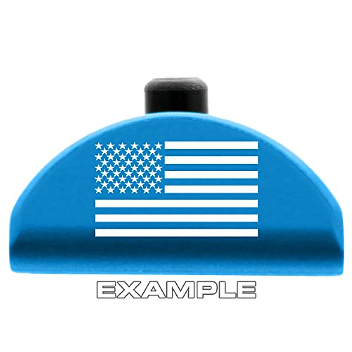 NDZ Performance Aluminum Grip Frame Plug for Glock Gen 4-5 17 19 22 23 24 31 32 34 35 37 38 45 9MM .40 .357 .45 Gap No Backstraps, Laser Engraved in Blue - US Army Special Forces Emblem