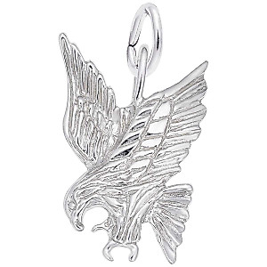 Rembrandt Charms Eagle Charm, Sterling Silver