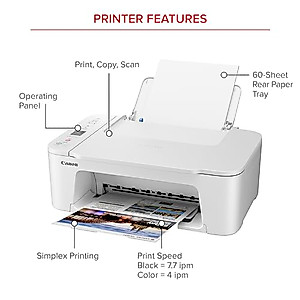 Canon PIXMA TS3720 Wireless All-in-One Printer (6671C022)