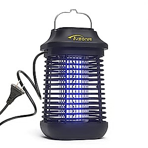 Bug Zapper 4200V for Outdoor and Indoor, Waterproof Electric Mosquito Zappers, Mosquito lamp, Electronic Bug Zapper Light Bulb for Backyard, Patio