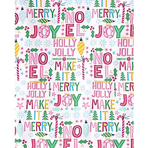 The Children's Place Kids 2 Piece Family Matching, Festive Christmas Pajama Sets, Cotton, Merry Joy Pink, 12