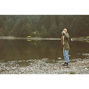 Mizu - V7 Water Bottle | 21 oz. Double Wall Stainless Steel Vacuum Insulated | Wide Mouth with Leak Proof Coffee Lid | Multiple Colors | BPA Free, Midnight