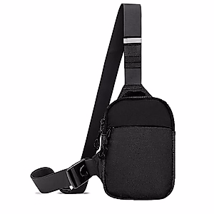 Mini Sling Bag Men Small Crossbody Bag Phone Chest Bag Women Fanny Packs Casual Personal Pocket Backpack Anti-Thief Shoulder Bag Travel Hiking