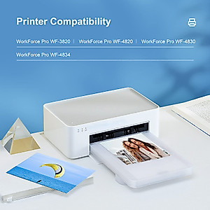 822XL Black Ink Cartridges Remanufactured Replacement for Epson 822XL T822XL 822 XL for Workforce Pro WF-3820 WF-4830 WF-4820 WF-4833 WF-4834 Printer(2 Black)