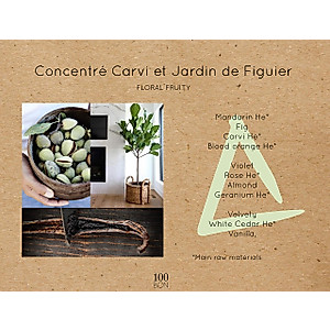 100BON Carvi & Jardin De Figuer – Caraway & Fig Spicy Fragrance for Women & Men – Energizing Organic Fragrance with a Sensual Fruity & Floral Fragrance - 100% Concentrate Fragrance Spray, 1.7 Fl Oz