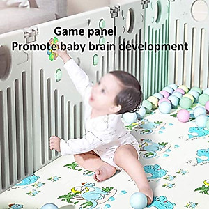 Bed Rails Shuai- Plastic Children's Fence Activity Panel Security Game Center Courtyard Home Indoor Outdoor