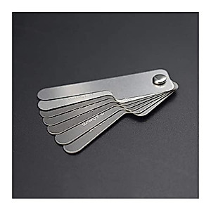 Orthodontic Gap Ruler Dental Interproximal Reduction Gauge Ruler Tooth Gap Measuring IPR System Stainless Steel Orthodontic Instrument