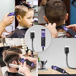 Anrom Replacement 4.5V Clipper Charger Compatible with Babylisspro Barberology FX787,FX788,FX870,FX820 Trimmers Charger Cord 10 ft