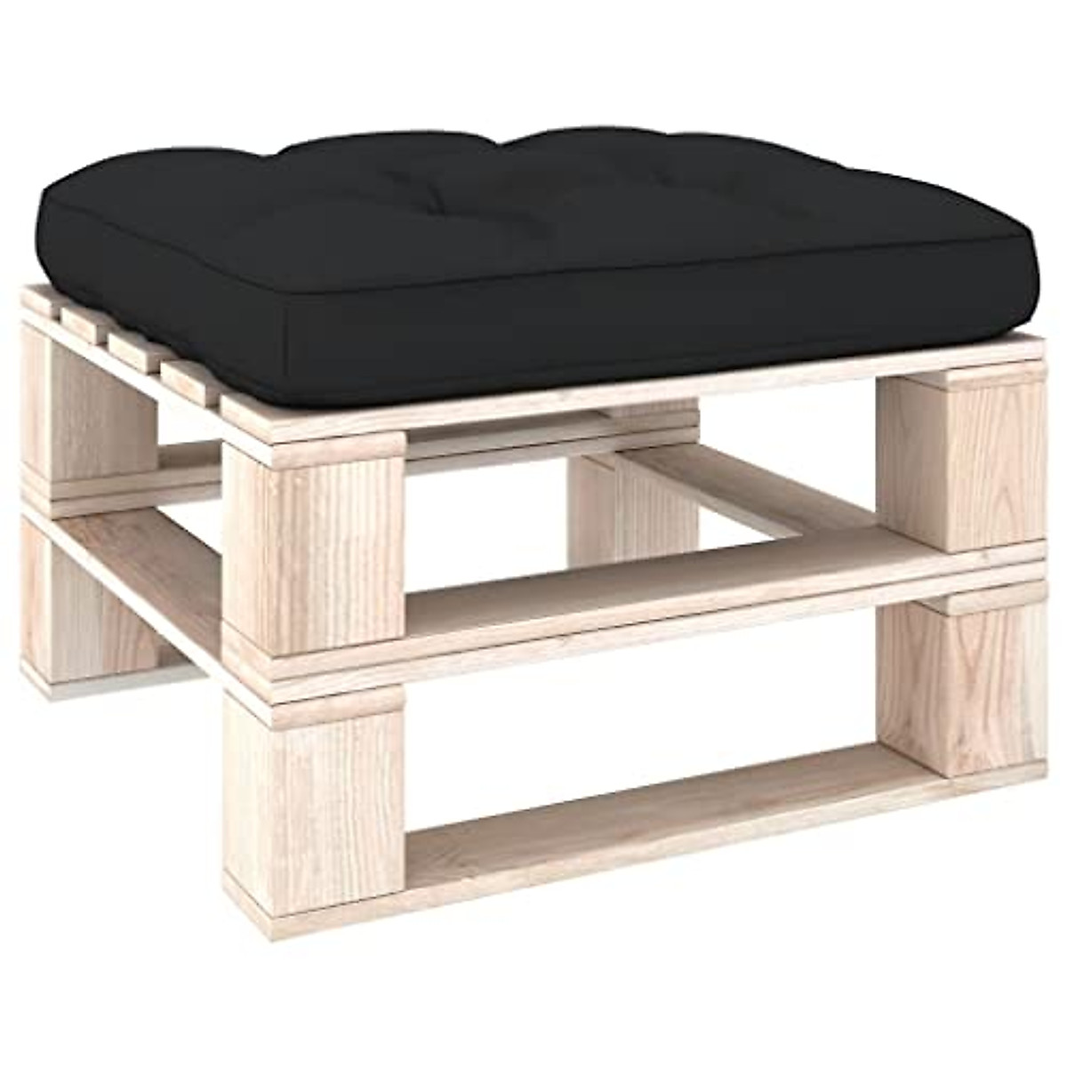 imasay Pallet Sofa Cushion Black 22.8"x22.8"x4"