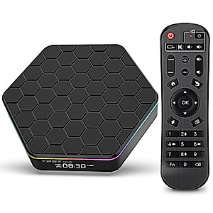 Android 12.0 TV Box, T95Z Plus Android Box 4GB RAM 32GB ROM Allwinner H618 Quad core 64-bit Support HD 6K/ 3D/ H.265 Ethernet 2.4/5G Dual WiFi BT 5.0
