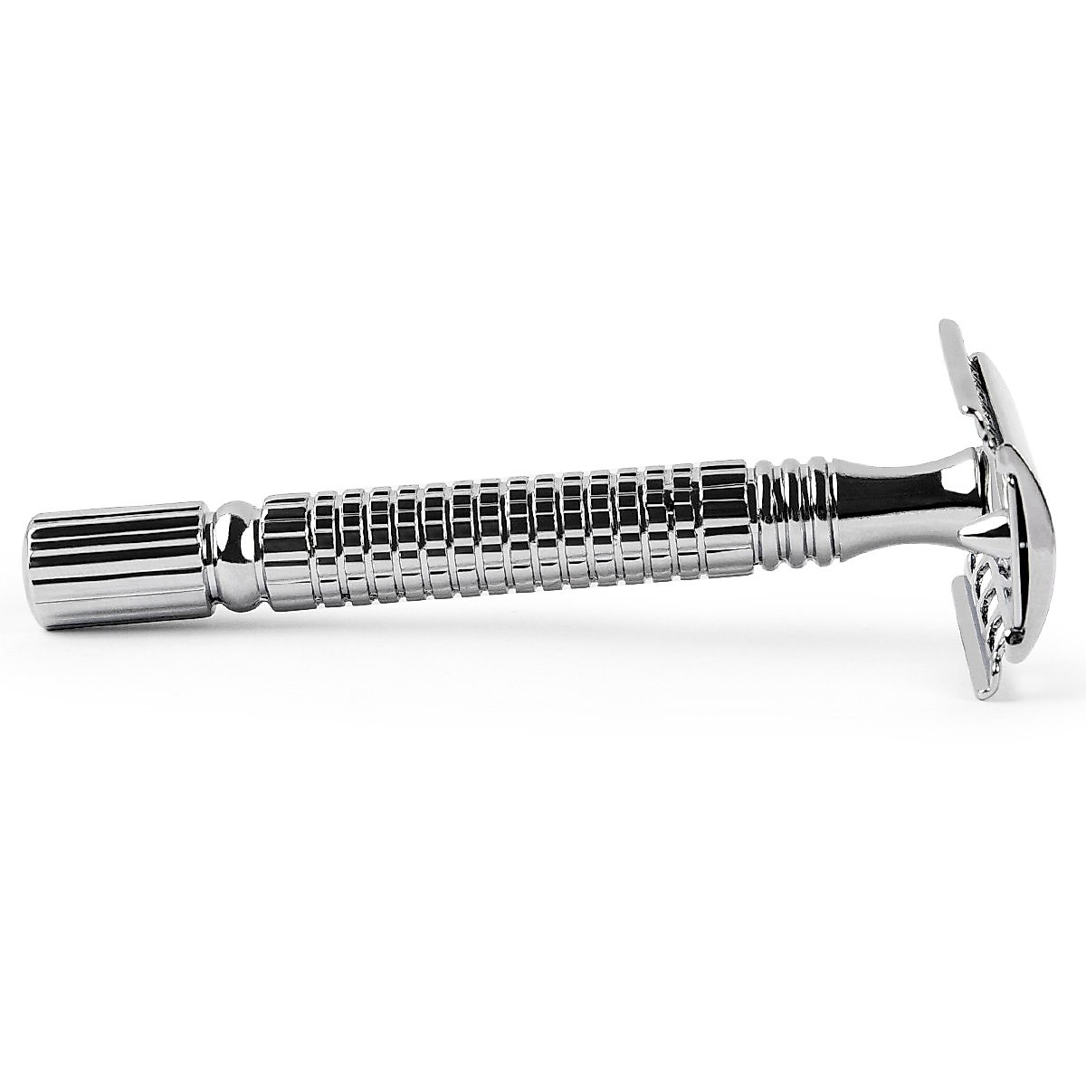 Qshave - Men or Women Short Handle Classic Double Edge Lighter Travel Safety Shaving Razor, 1 Pc