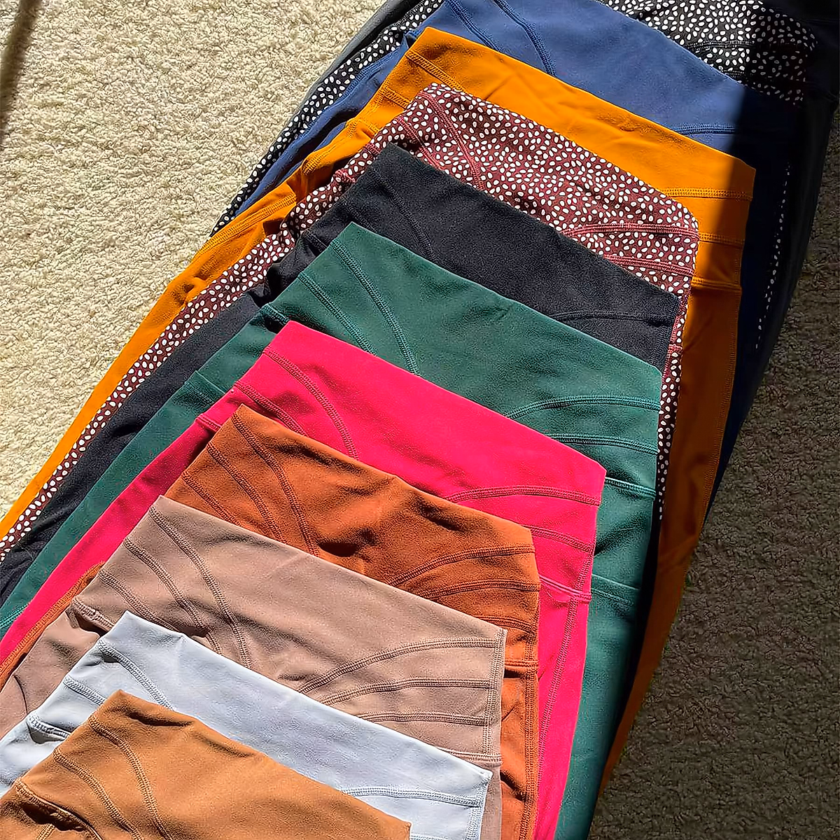 Aoxjox High Waisted Workout Leggings for Women Compression Tummy Control Trinity Buttery Soft Yoga Pants 26" (Black, X-Small)