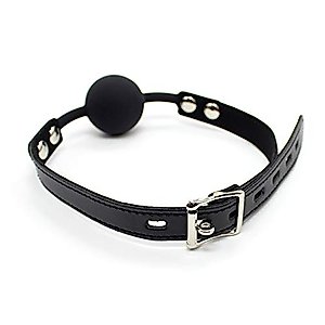 Toxz Soft Silicone Mouth Ball Gag Mouth Stuffed Adult Game Toy,Ball Buckle Belt Silicon Mouth Ball,Advanced Ball Gag