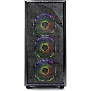 Skytech Chronos Gaming PC Desktop – Intel Core i7 12700F 2.1 GHz, NVIDIA RTX 4070, 1TB NVME SSD, 16GB DDR4 RAM 3200, 750W Gold PSU, 240mm AIO, 11AC Wi-Fi, Windows 11 Home 64-bit