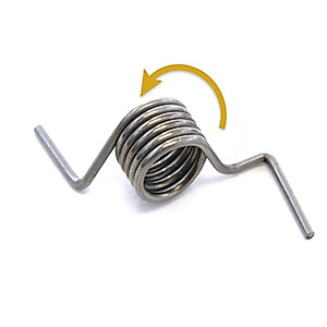 DUODUO 2 pack refrigerator French door counterclockwise wrapped spring new advanced heavy-duty replacement repair new compatible with LG/Kenmore LFX28978SB/02, LFX28978ST/01, LFX28978ST/02