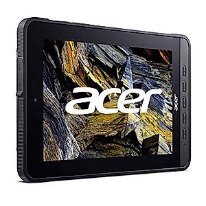Acer Enduro T1 ET108-11A-80PZ Rugged Tablet, 8.0" WXGA IPS Touch, MediaTek MT8385 Octa-Core Processor, 4GB LPDDR4, 64GB eMMC, WiFi-5, Front 2MP Webcam, Rear 5MP Webcam, Handstrap, Android 9 Pie