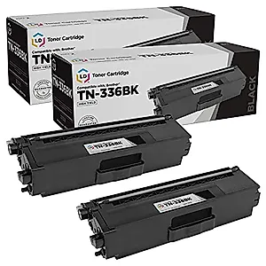 LD Products Compatible Toner Cartridge Replacement for Brother TN336BK High Yield (Black, 2-Pack) for HL & MFC Multifunction: HL-L8250CDN, HL-L8350CDW, HL-L8350CDWT, MFC-L8600CDW &MFC-L8850CDW