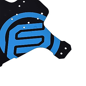 FIFTY-FIFTY Mountain Bike Fender, MTB Mudguard, Front and Rear Compatible, Fits 26", 27.5", 29", Plus Size and Fat Bike Wheel Sizes(Blue)