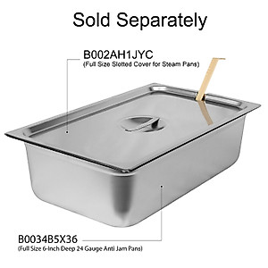 Excellante Full Size 6-Inch Deep 24 Gauge Anti Jam Pans