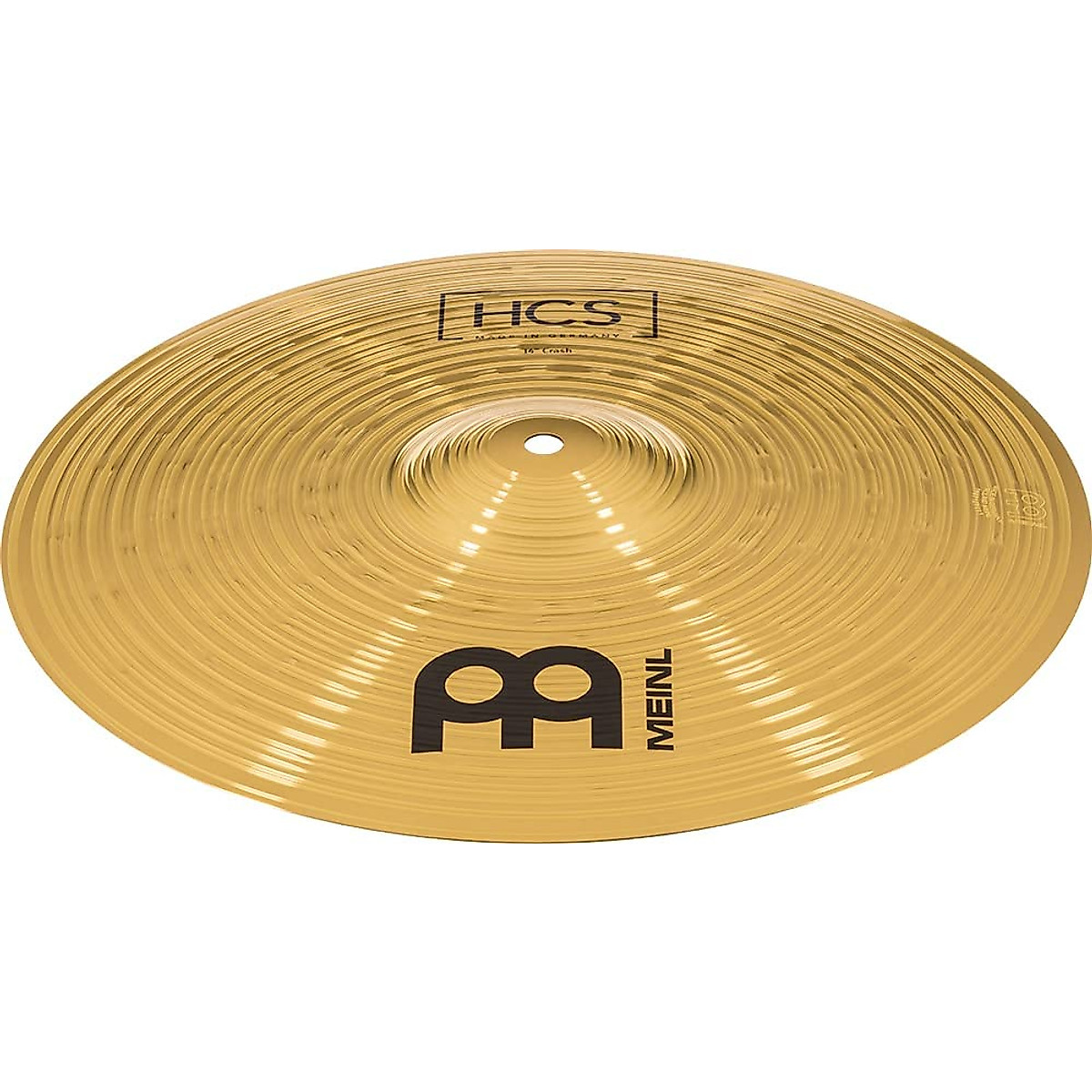 Meinl Percussion HCS 14" Crash Cymbal for Drum Set — Made in Germany — Traditional Medium Brass, 2-Year Warranty, (HCS14C)