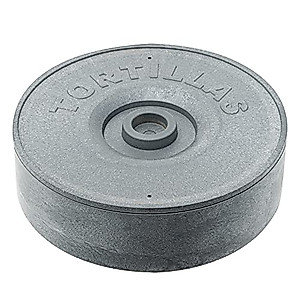 Restaurantware 8.5 x 2.3 Inch Tortilla Warmer 1 Microwavable Tortilla Holder - Lid Included Insulated Gray Plastic Tortilla Keeper Tortilla Server For Homes and Restaurants Durable