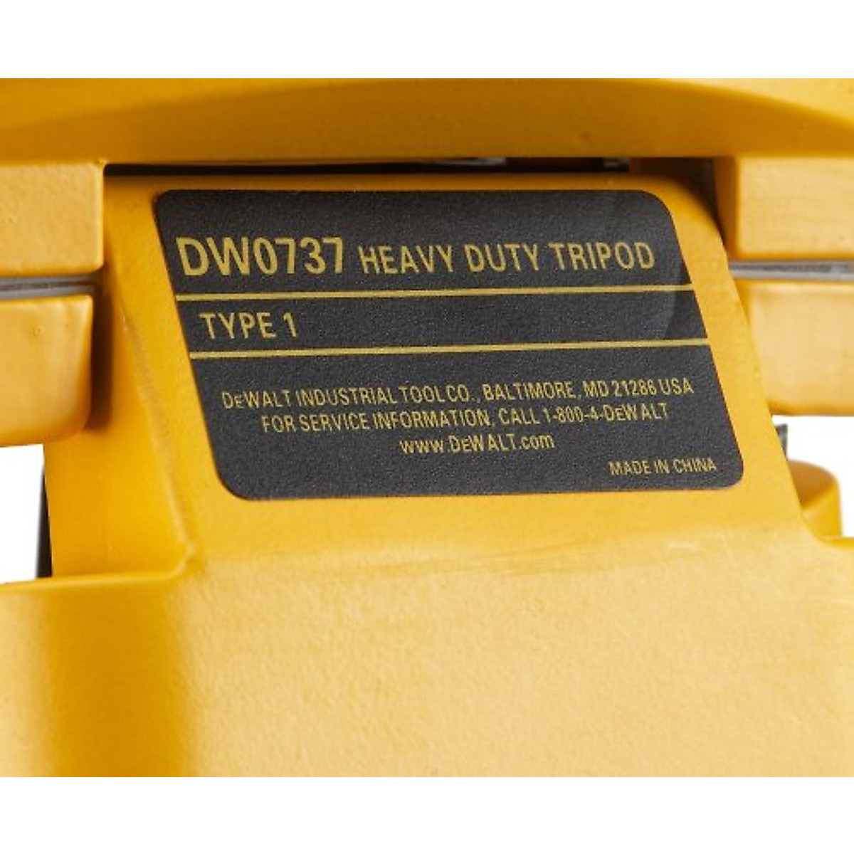 DEWALT Transit Level, Surveying Tool with Tripod and Rod, 20X Magnification (DW090PK), Yellow & Black