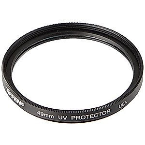 Tiffen 49UVP 49mm UV Protection Camera Lens Filter , Black