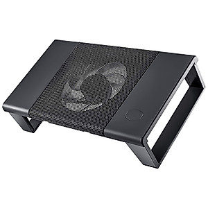 Cooler Master NotePal Connect Stand Network Devices Cooling Solution, Metal Mesh, SickleFlow 120 Reverse Edition Fan, and USB Connectivity