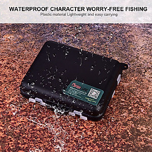 Fishing Lure Box, Bait Box Waterproof Portable Fishing Lure Tackle Hook Bait Storage Box Case With Compartments for Fishing