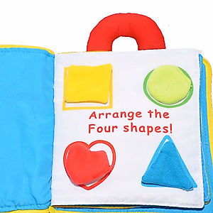 KMMall Soft Activity Books for Children Toddler Learning Story Book Life Education Sleep Books Baby Toys ,Baby Book , Cloth Book