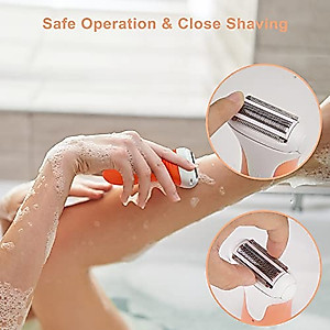 Kokoline Electric Razor for Women,Women Shaver,Facial Hair Remover,Bikini Trimmer for Pubic Hair,Body Hair Removal for Legs and Underarms,Wet &Dry Painless Cordless,N/FT2