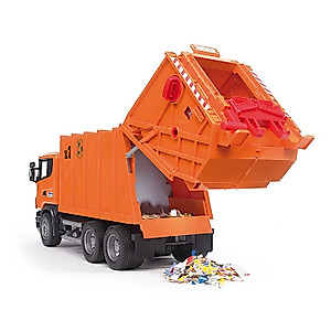 Bruder 03560 Scania R-Series Garbage Truck - Orange