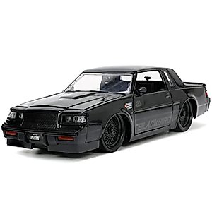 1987 Grand National Black Metallic Blackbird Bigtime Muscle Series 1/24 Diecast Model Car by Jada 34199