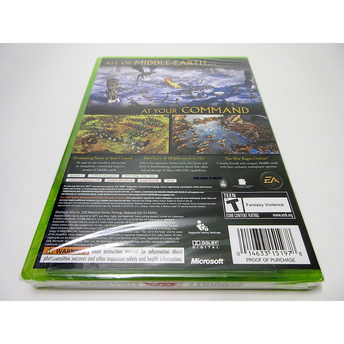 The Lord of the Rings: The Battle for Middle-Earth II - Xbox 360