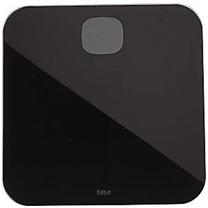 Fitbit Aria Air Bluetooth Digital Body Weight and BMI Smart Scale, Black