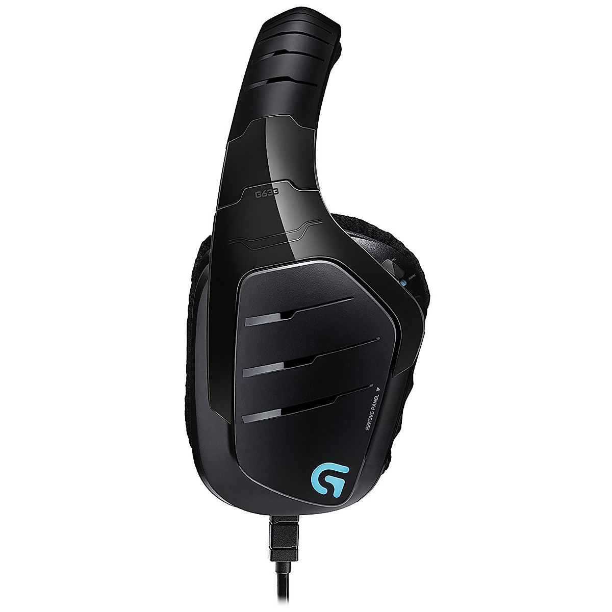 Logitech G633 Artemis Spectrum RGB 7.1 Surround Sound Gaming Headset, Black (Renewed)